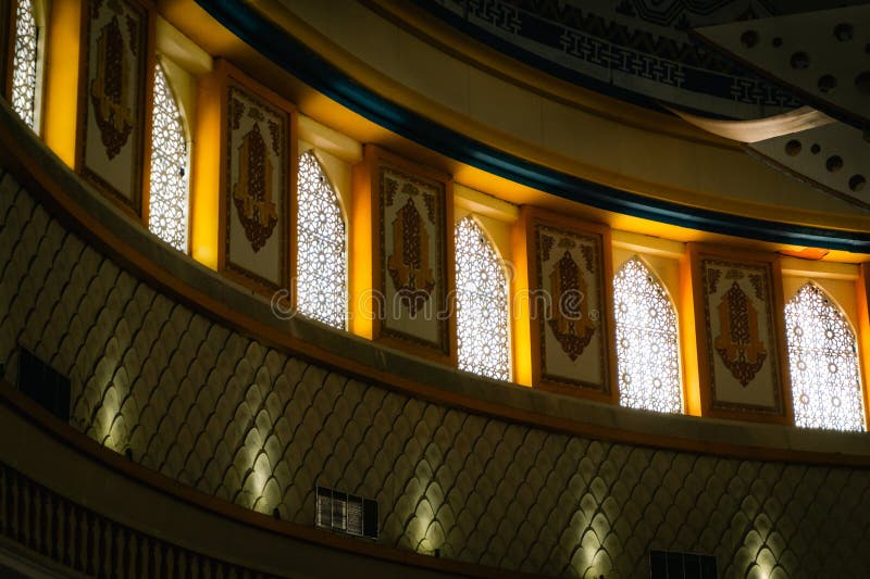 Islamic Architectural Window Design with Ornamental Patterns Stock ...