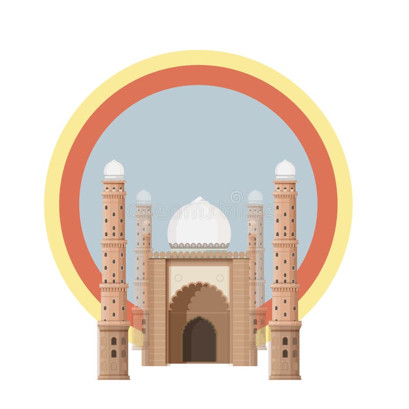 Islamic Architecture with this Background Concept, Adorned with Elegant ...