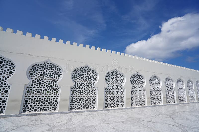 Islamic Architecture on a Wall Stock Photo - Image of architecture ...