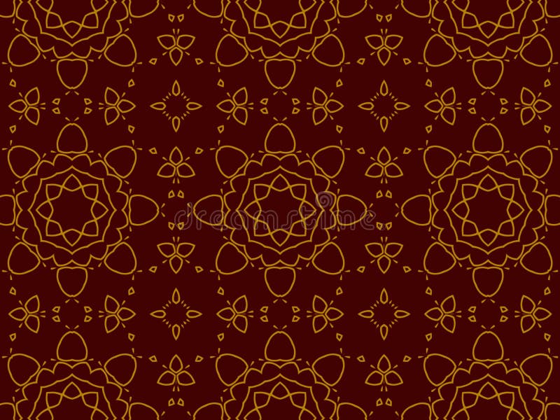 Islamic Art Pattern and Geometric Background Stock Illustration ...
