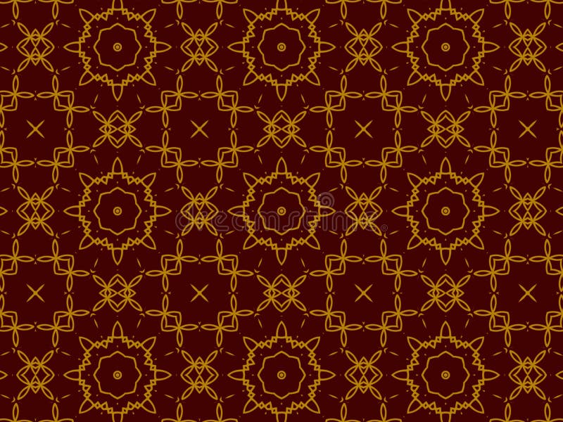 Islamic Art Pattern and Geometric Background Stock Illustration ...