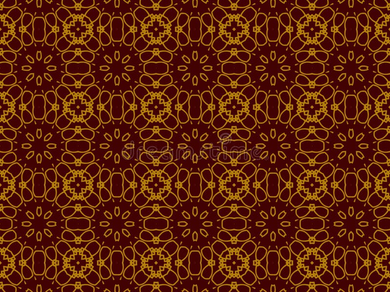 Islamic Art Pattern and Geometric Background Stock Illustration ...