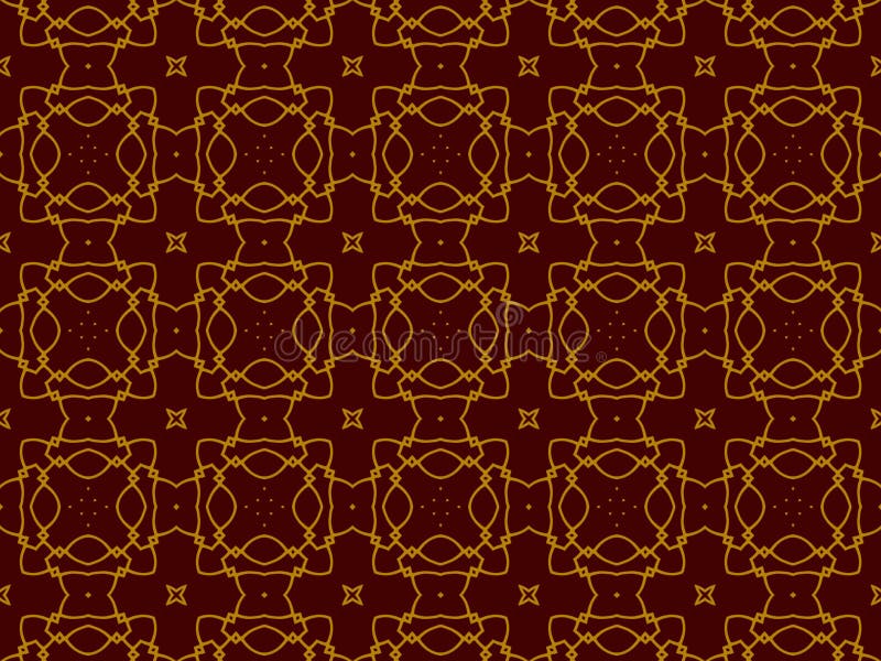Islamic Art Pattern and Geometric Background Stock Illustration ...