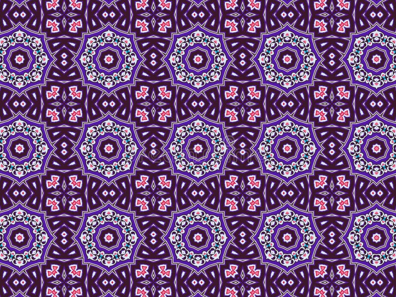 Islamic Art Pattern and Geometric Background Stock Illustration ...