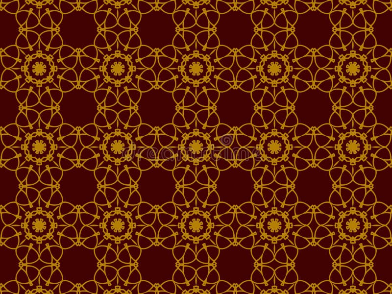 Islamic Art Pattern and Geometric Background Stock Illustration ...