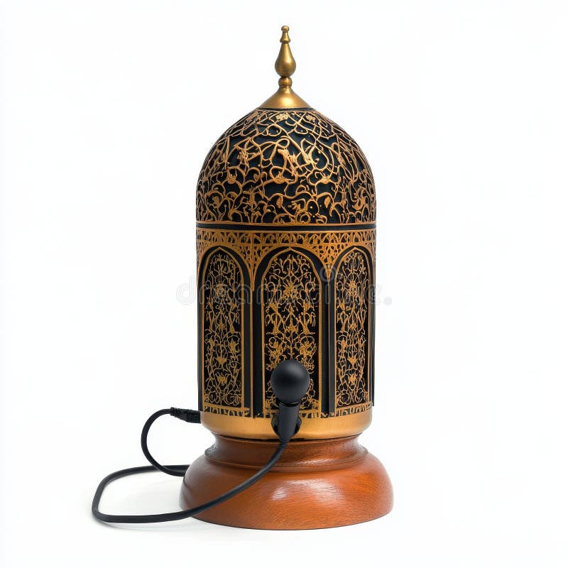 Islamic Audio Story Devices Isolated on White Background Stock ...