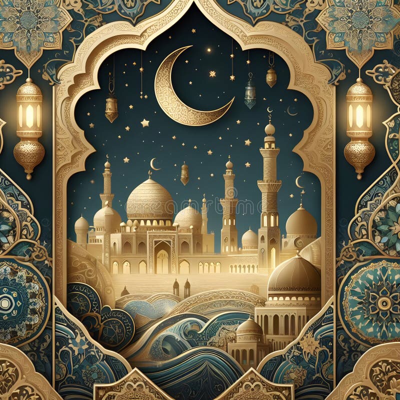 Islamic Background with Empty Copy Space Good for a Special Event Like ...