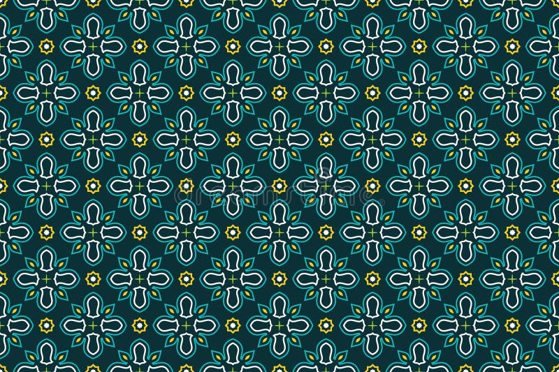 Islamic Background, Simple Seamless Pattern Vector Stock Illustration ...