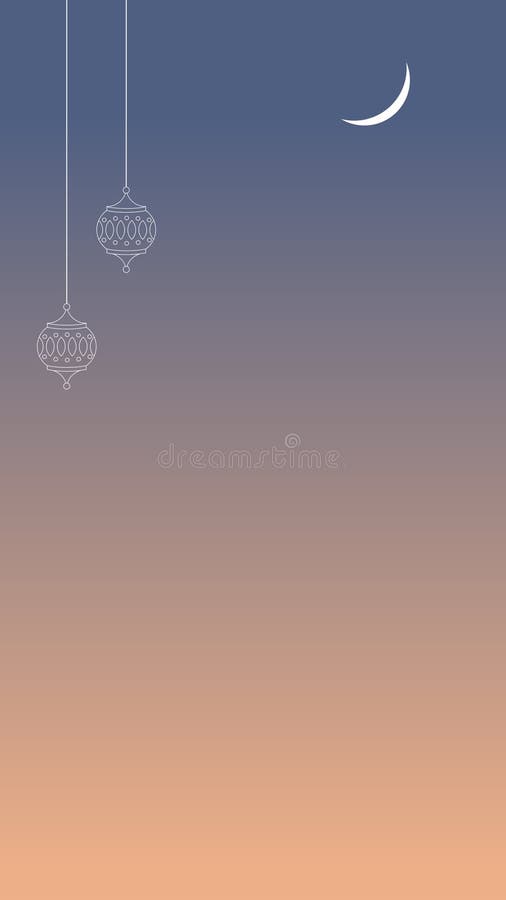 Islamic Background Template for Social Media Story Template with Copy ...