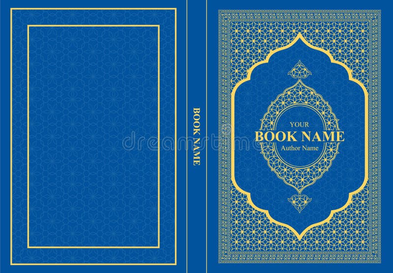 Islamic Book Cover for Editable Vector Graphics Design Stock Vector ...