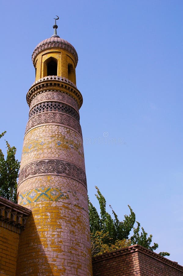 Islamic building stock image. Image of pray, round, sinkiang - 12289397