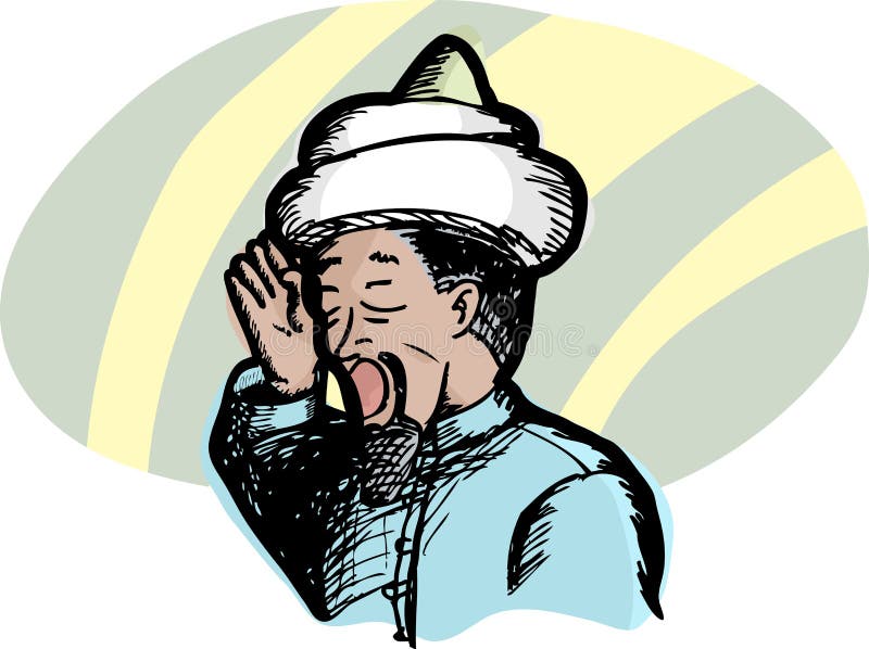 Muslim Call To Prayer Stock Illustrations – 164 Muslim Call To Prayer ...