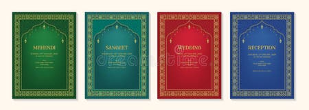 Islamic Card Design stock vector. Illustration of text - 342127339