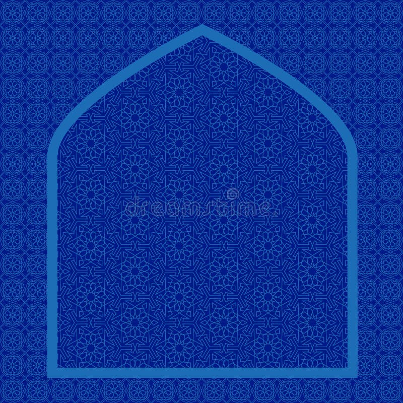 Islamic card stock vector. Illustration of moroccan, east - 42849028