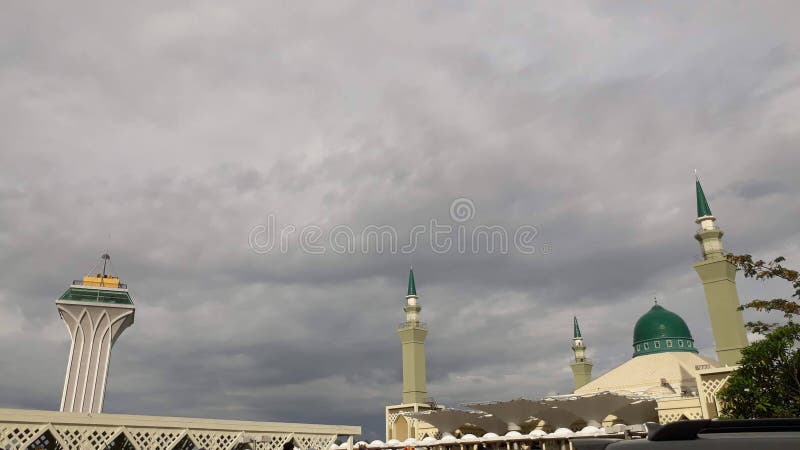 Islamic Center Balikpapan, Beautiful Mosque Stock Photo - Image of ...