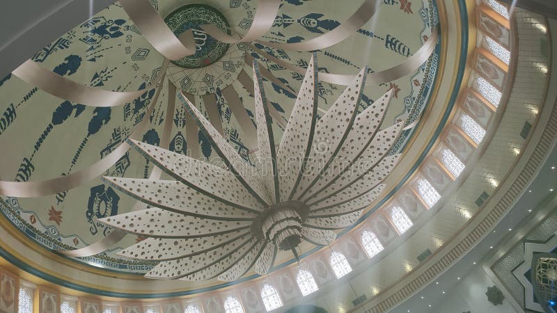 Islamic Center Mataram stock photo. Image of pattern - 263410774