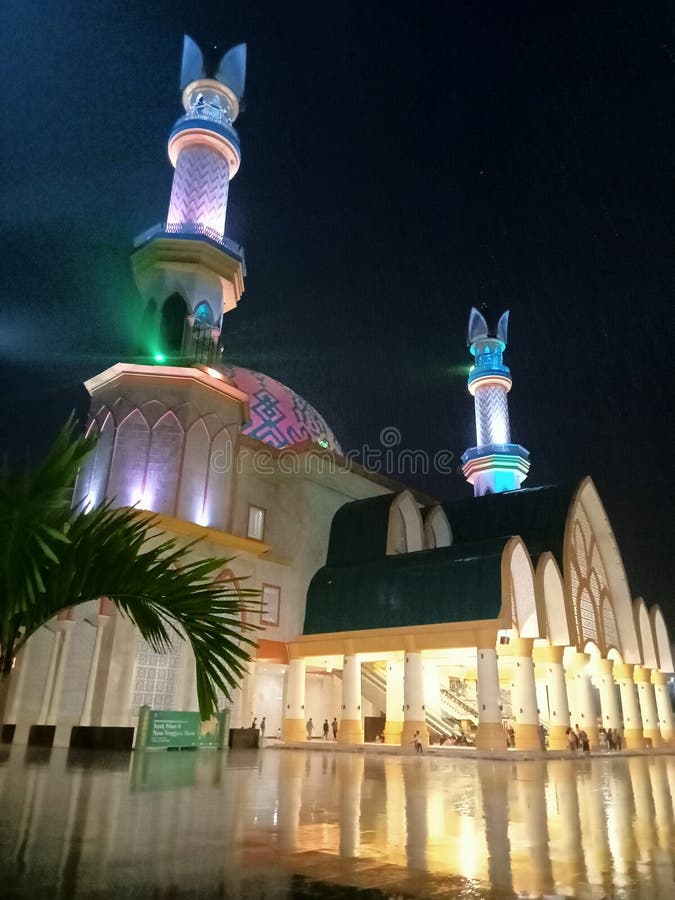 Islamic Center of Mataram Indonesia Stock Image - Image of mosque ...