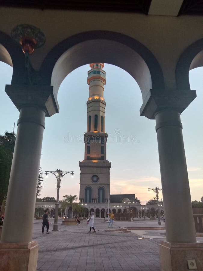 Islamic Center Samarinda the Big Mosque in the Samarinda City Editorial ...