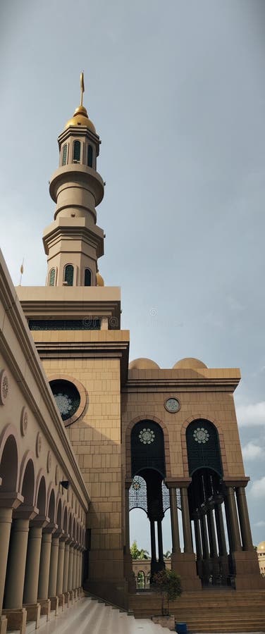 Islamic Center of Samarinda Indonesia Stock Image - Image of tower ...