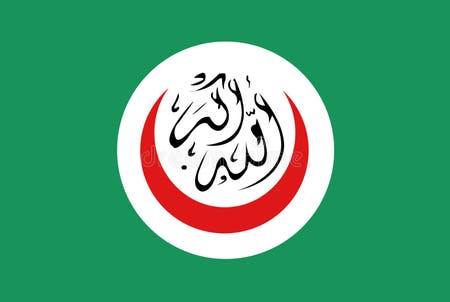 Islamic Conference flag stock vector. Illustration of iran - 8513017