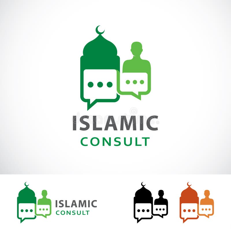 Islamic Consult Logo Design Template Stock Vector - Illustration of ...