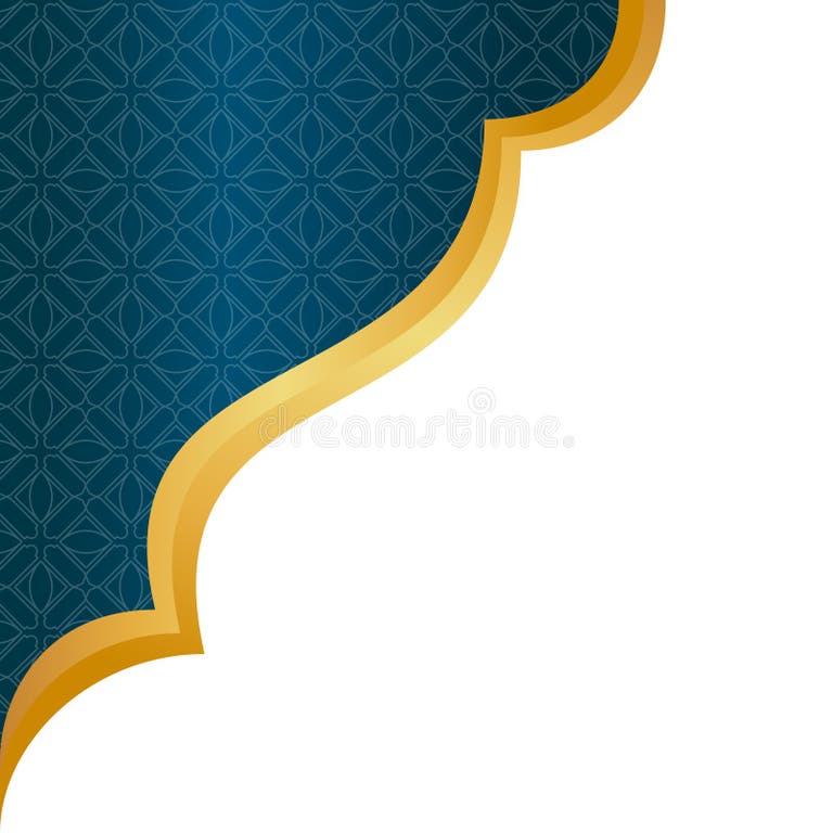 Islamic Corner Decoration stock vector. Illustration of decoration ...