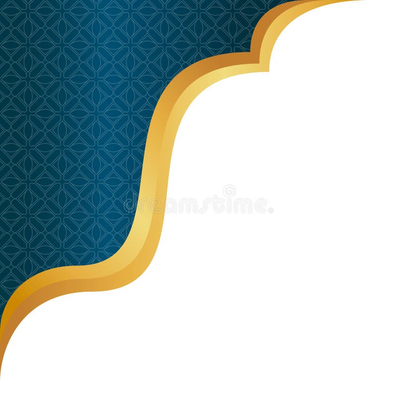Islamic Corner Decoration stock vector. Illustration of arabic - 332687792