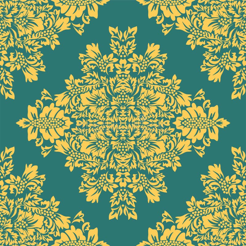 Islamic Damask Card for Paper Design. Vintage Wallpaper. Stock Vector ...