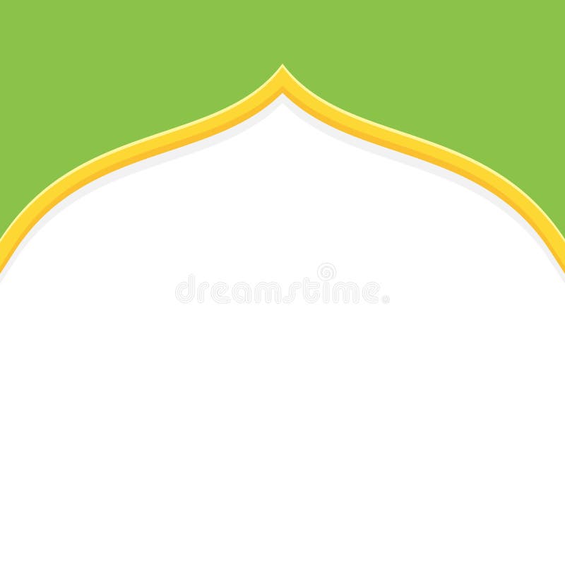 Islamic Decoration Vector Design Mosque Dome Shape Stock Vector ...