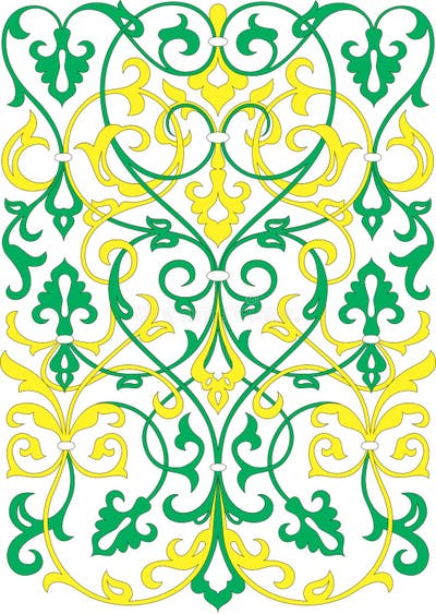 Islamic Floral Pattern Motif Stock Vector - Illustration of background ...