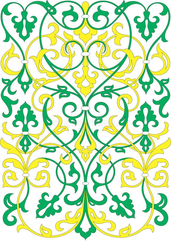 Islamic Floral Pattern Motif Stock Vector - Illustration of background ...