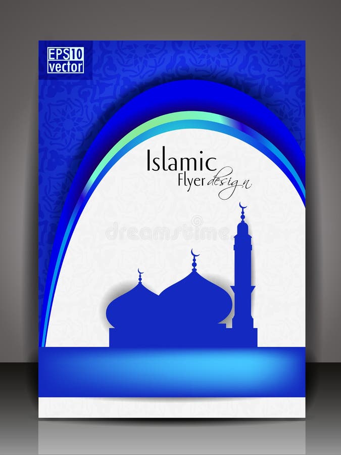 Islamic Flyer - Brochure Template, New & Modern Design Stock Vector ...