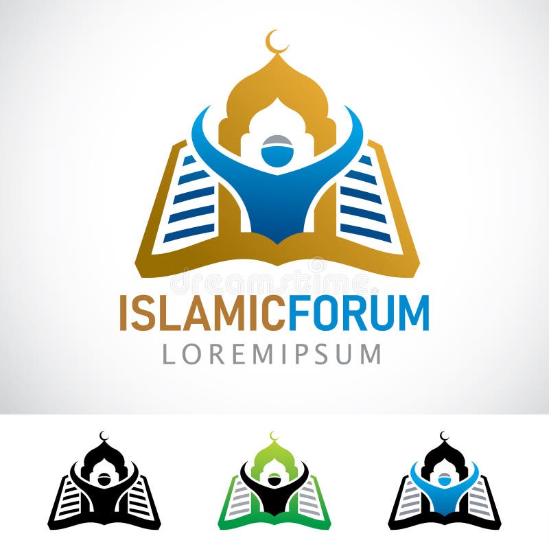 Islamic Technology Logo Design Template Stock Vector - Illustration of ...