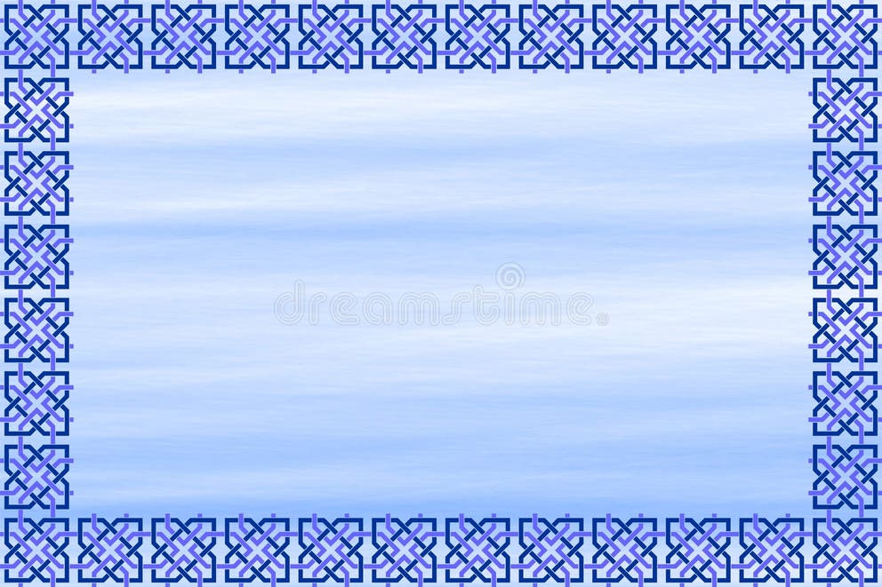 Islamic frame - cdr format stock illustration. Illustration of muslim ...