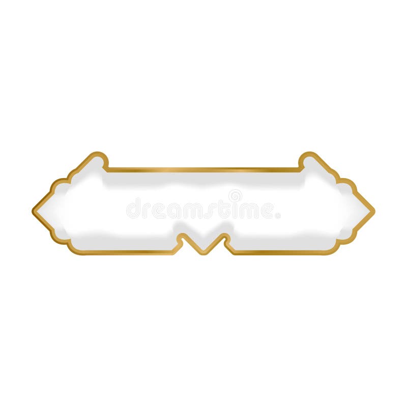 Islamic Frame Element Graphic or Cllipart Vector Stock Vector ...