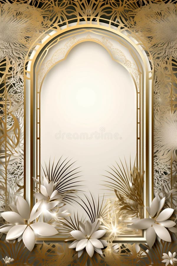 Islamic Frame Tropical Stock Illustrations – 156 Islamic Frame Tropical ...