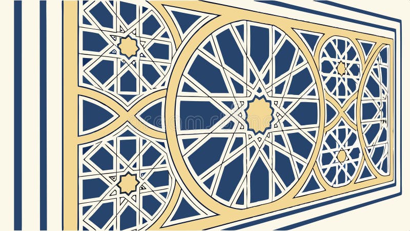 Islamic Geometric Pattern, Arabesque Art Design Vector Design ...