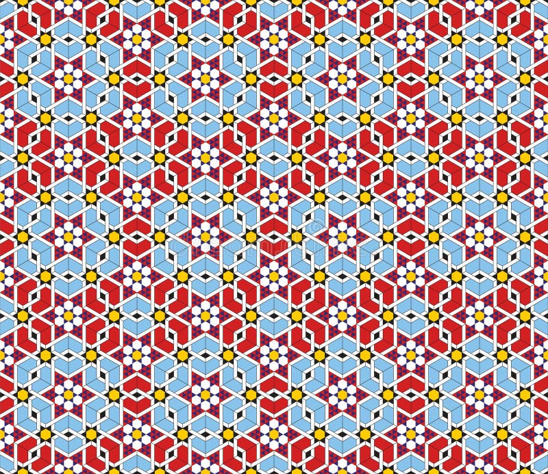 Islamic Geometric Vector Pattern Stock Vector - Illustration of ...