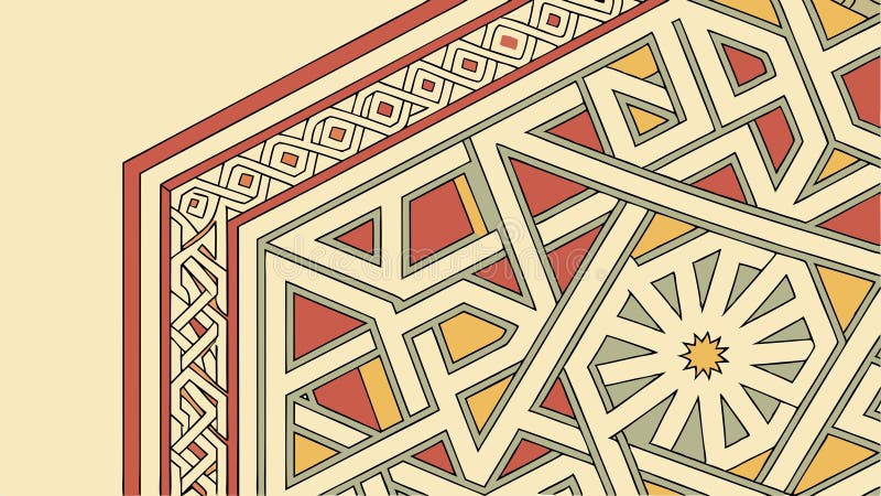 Islamic Geometric Pattern, Cultural Artistry Harmony, Vector Design ...