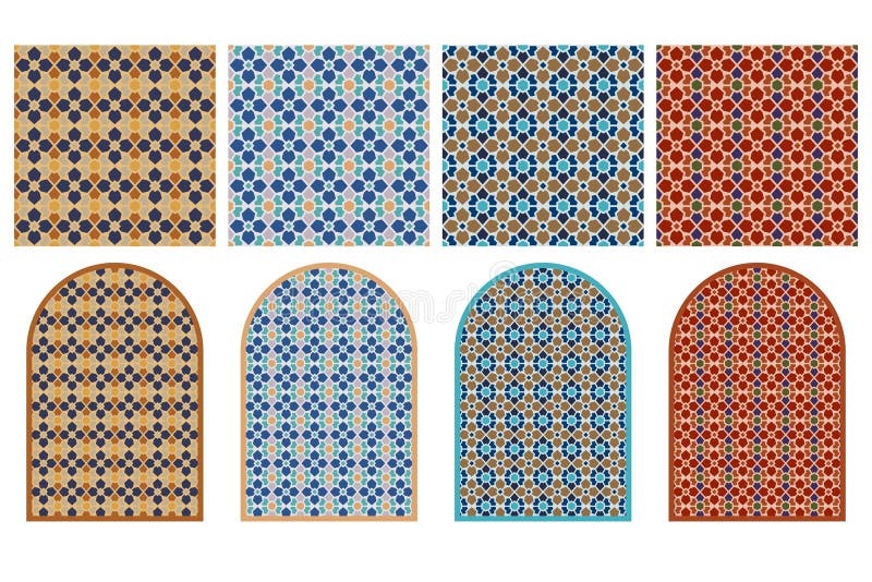 Moroccan Tile Art Set Stock Illustrations – 3,324 Moroccan Tile Art Set ...