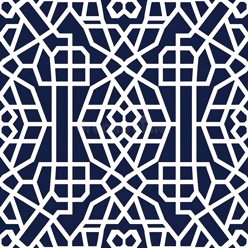 Islamic Geometric Seamless Pattern for Digital and Print Use, Intricate ...