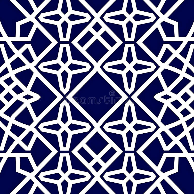 Islamic Geometric Seamless Pattern. a Captivating Repeating Geometric ...