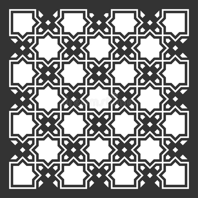 Islamic Girih Middle Eastern Geometric Pattern. Muslim Star Ornament ...