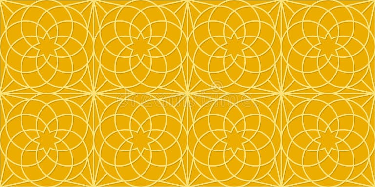 Islamic golden pattern 23 stock vector. Illustration of greeting ...