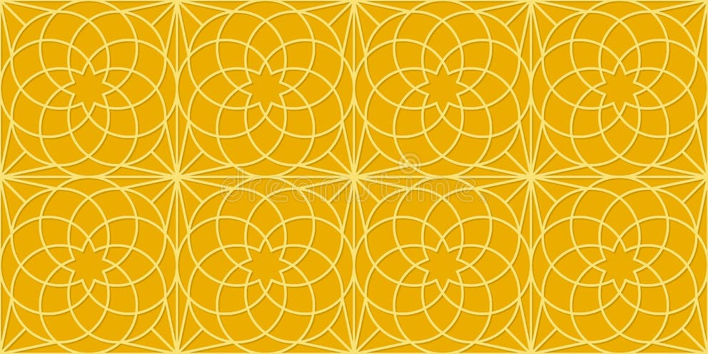 Islamic golden pattern 23 stock vector. Illustration of greeting ...