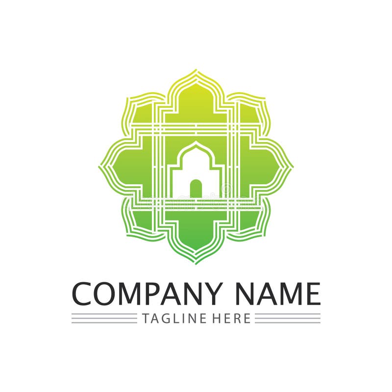 Islamic Icon and Ramadhan Logo Design Vector Graphic Sign Stock ...
