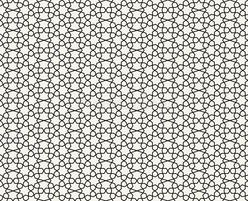 Islamic Inspired Seamless Pattern Vector Stock Vector - Illustration of ...