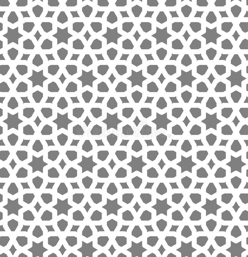 Islamic Inspired Seamless Pattern Vector Stock Vector - Illustration of ...