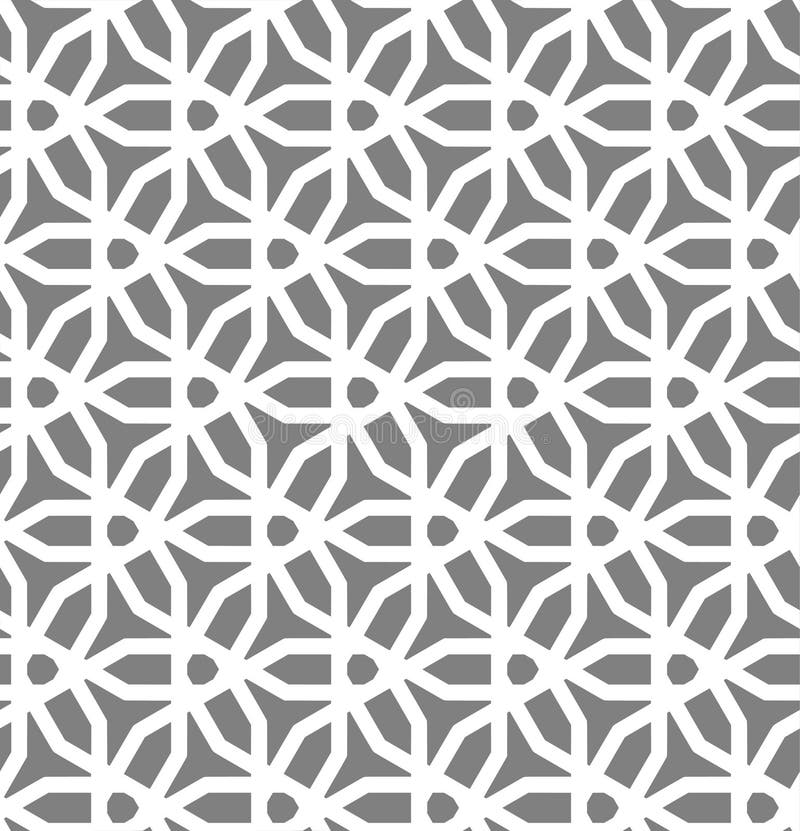 Islamic Inspired Seamless Pattern Vector Stock Vector - Illustration of ...