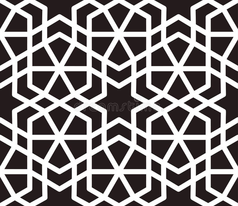 Islamic Inspired Seamless Pattern Vector Stock Vector - Illustration of ...
